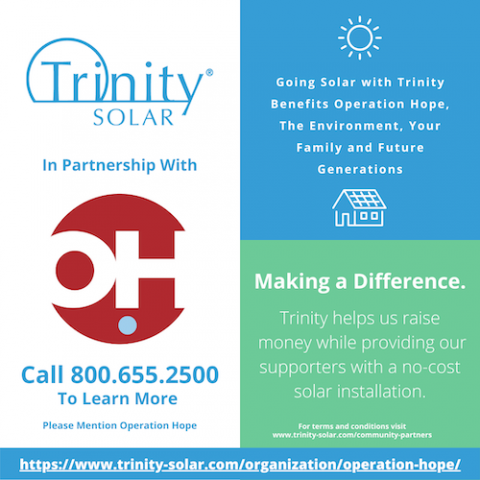 Support Operation Hope and Save Money with Trinity Solar - Operation ...